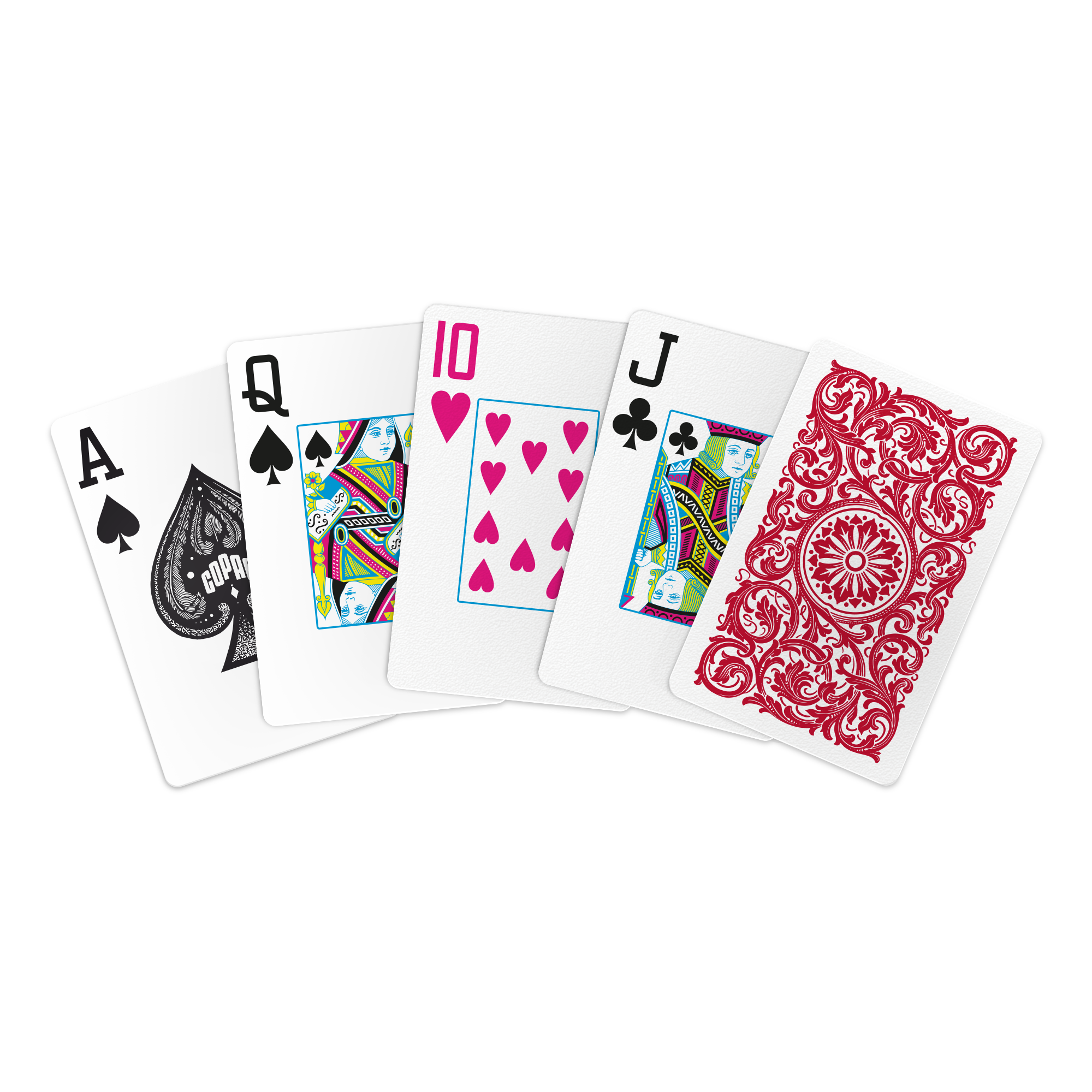 Copag Elite 100% Plastic Playing Cards - Bridge Size (Narrow) Jumbo In ...